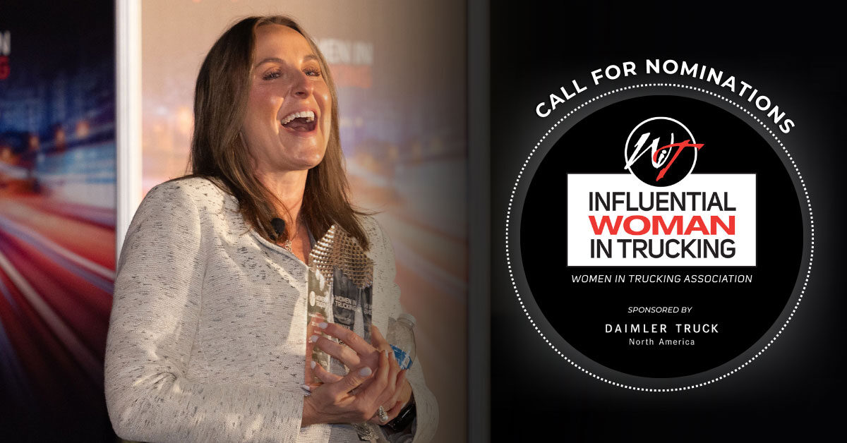Nominations Now Open for 2024 Influential Woman in Trucking Award, Sponsored by Daimler Truck ...