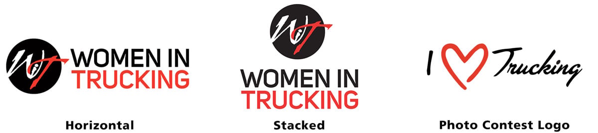 Women In Trucking Logo and Branding