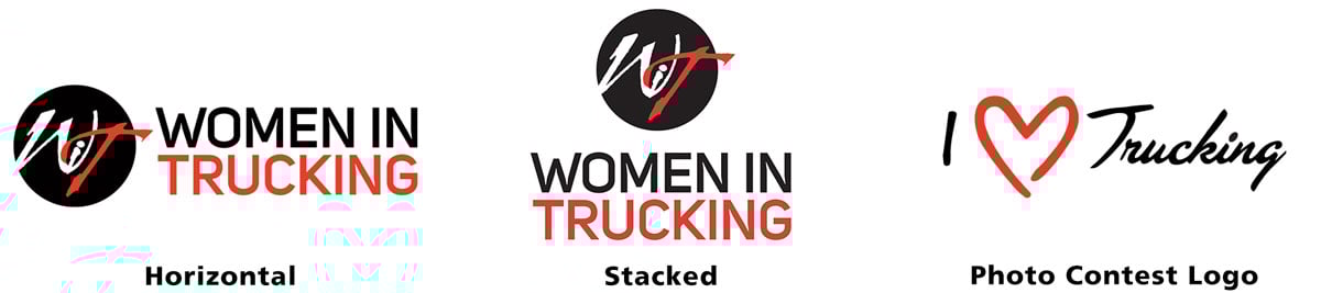 Women In Trucking Logo and Branding