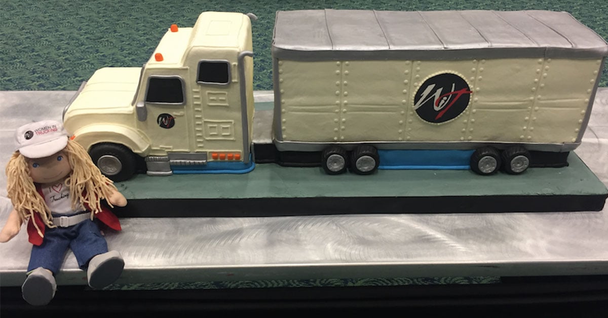 Meet Clare, the Women in Trucking Doll!