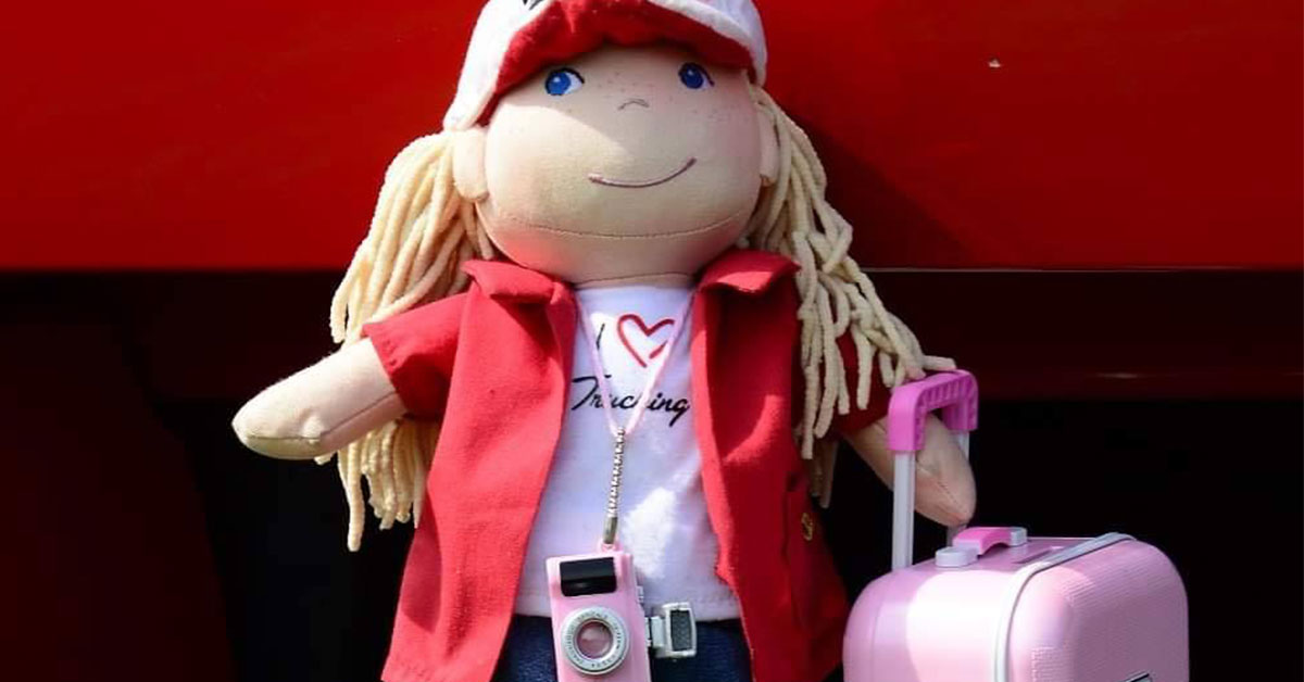 Meet Clare, the Women in Trucking Doll!