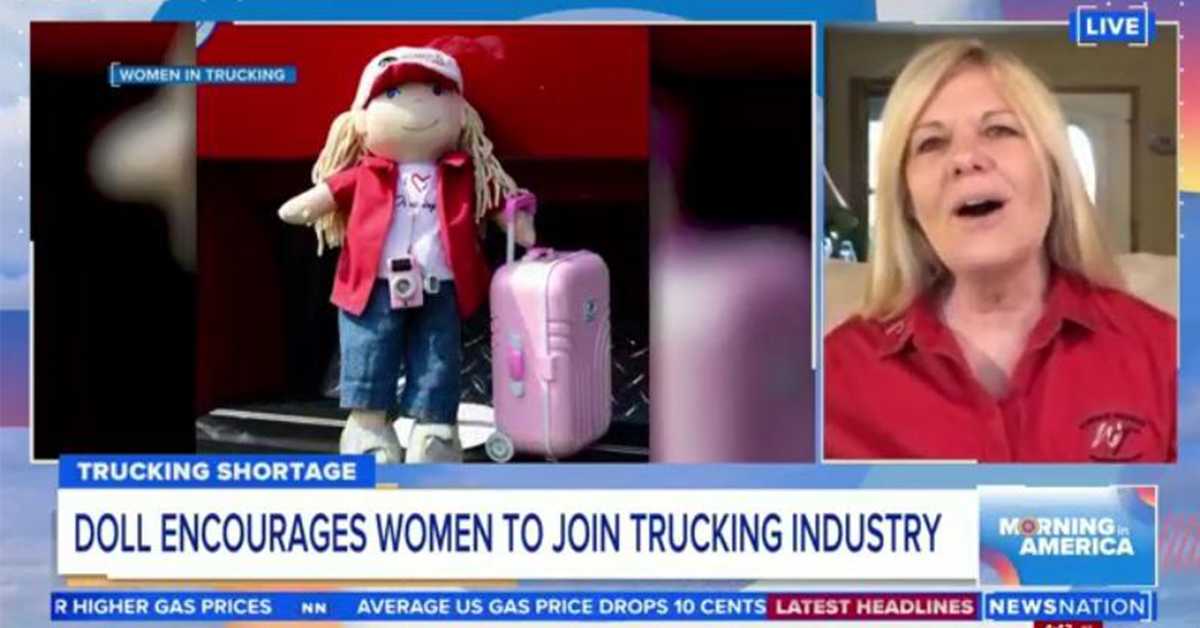 Meet Clare, the Women in Trucking Doll!